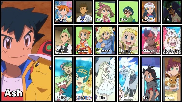 Ash’s Companions are now all in the official Journeys artwork! | Fandom