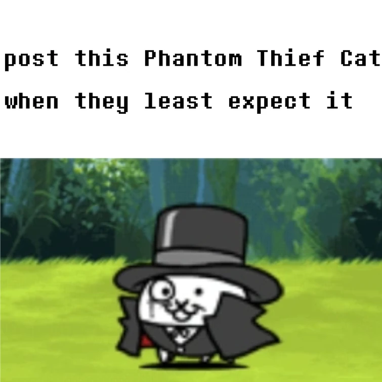 Post this Phantom Thief Cat when they least expect it | Fandom