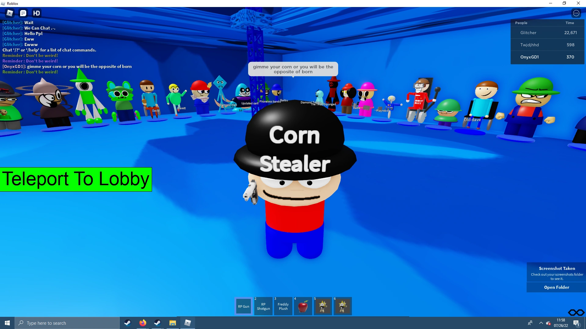 just your classic corn stealer | Fandom