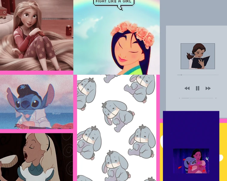 i made a Disney moodbaord thing! | Fandom