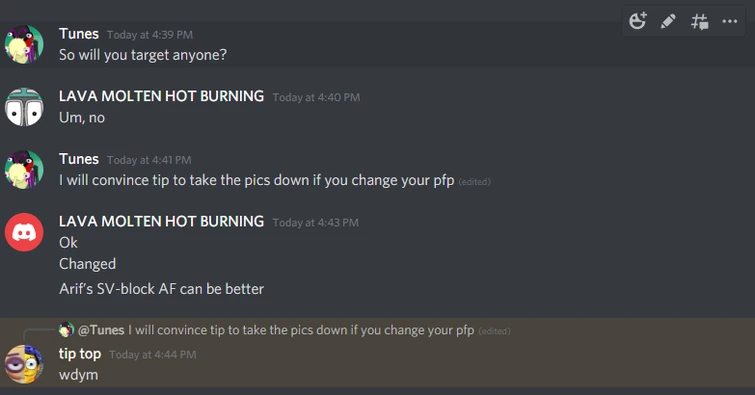 Hopefully sevenny will stop targeting people | Fandom