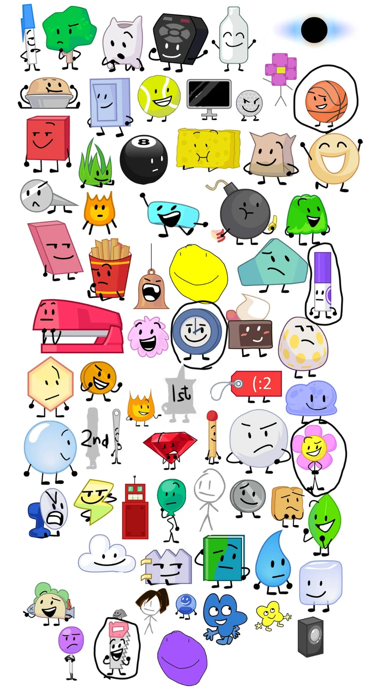 BFDI cast in the trash #3 | Fandom