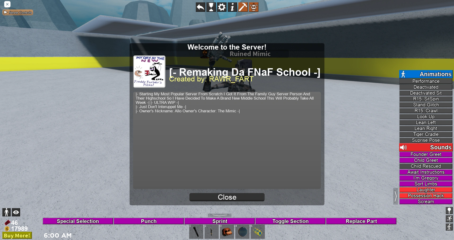 Remaking My Most Popular Server "Da FNaF School" Also Ignore My ...