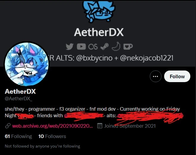 Ladies and gentlemen, someone is now pretending to be AetherDX on ...