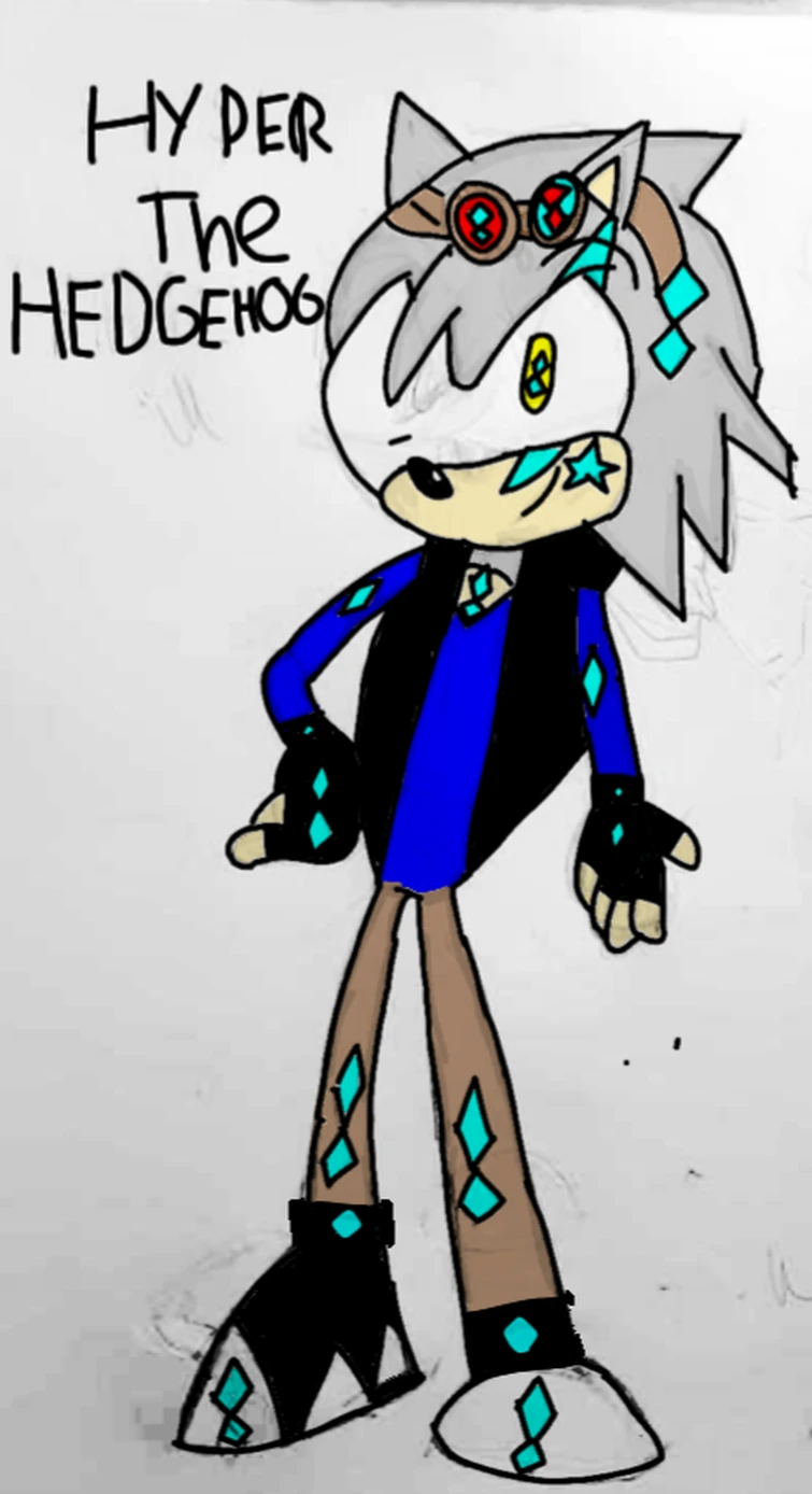 My oc Hyper The Hedgehog | Fandom