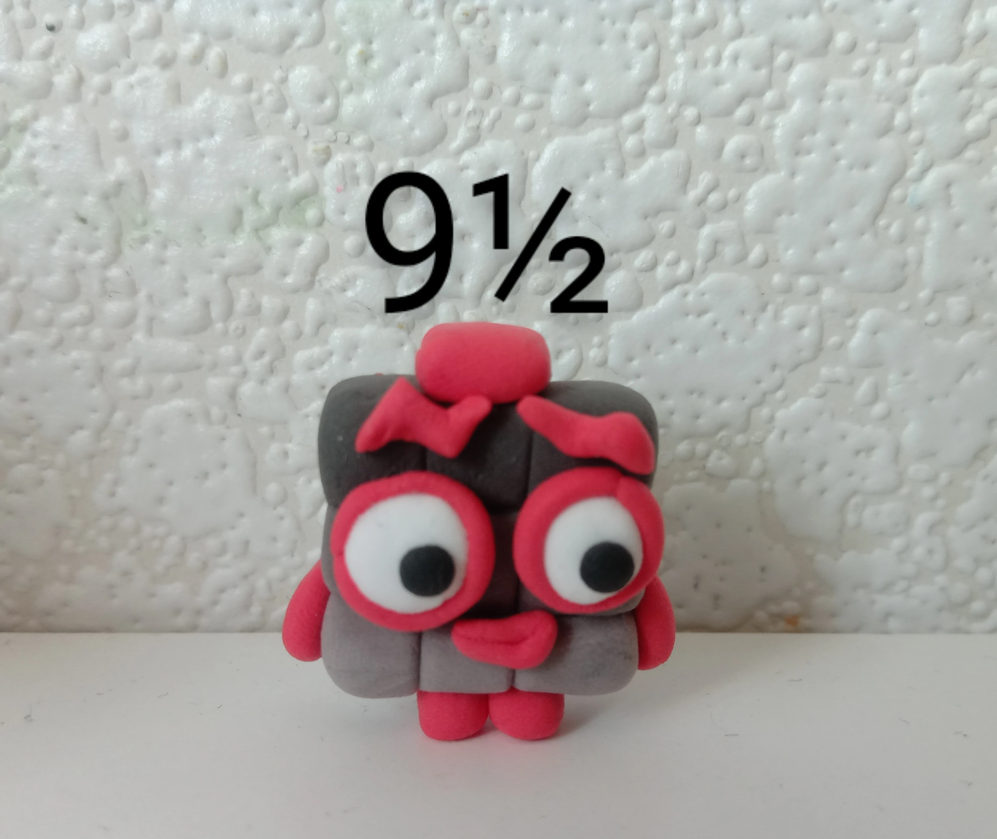 My Clay numberblock 9½ he is half of 19 | Fandom