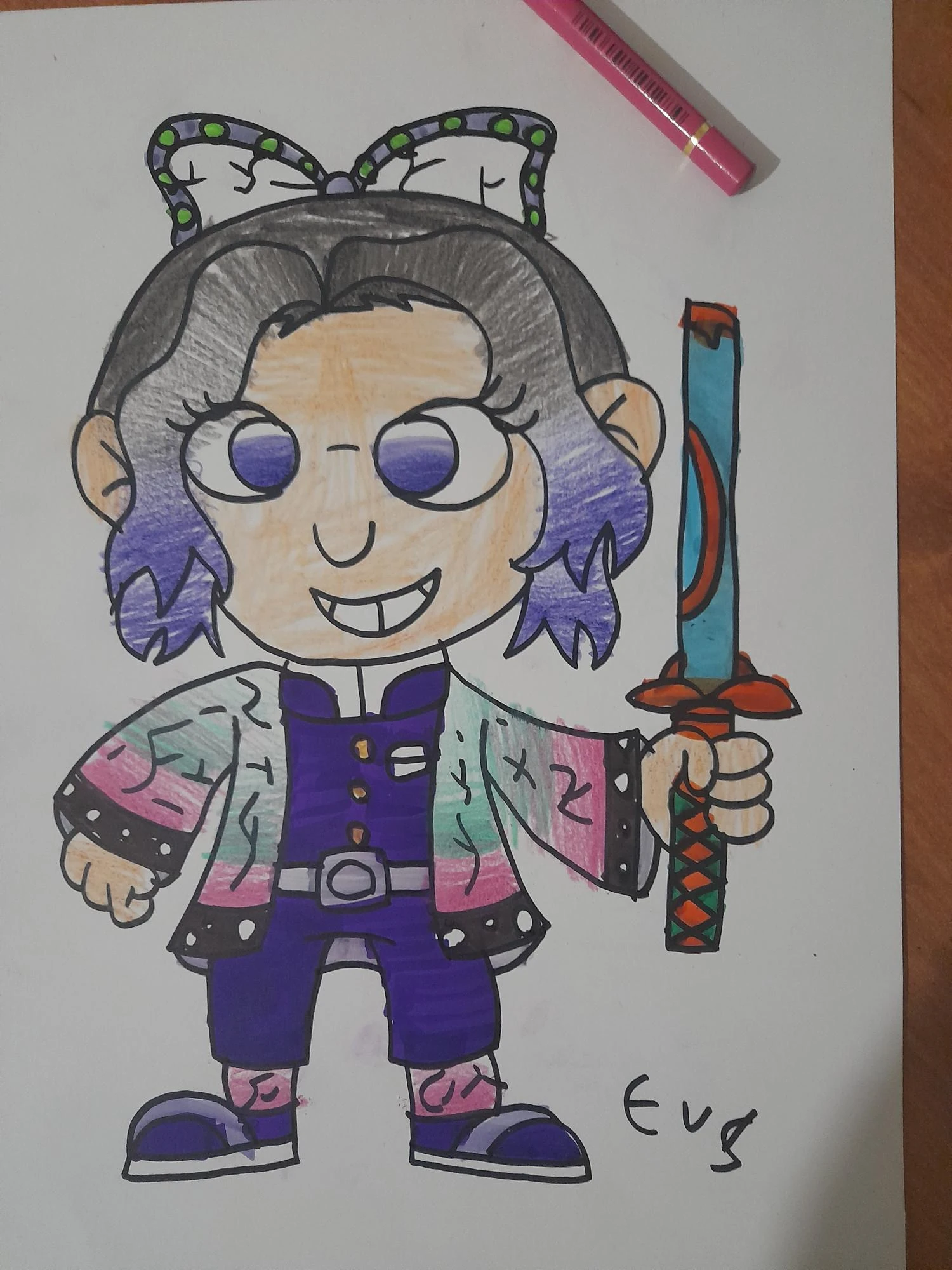 My drawing of Shinobu | Fandom