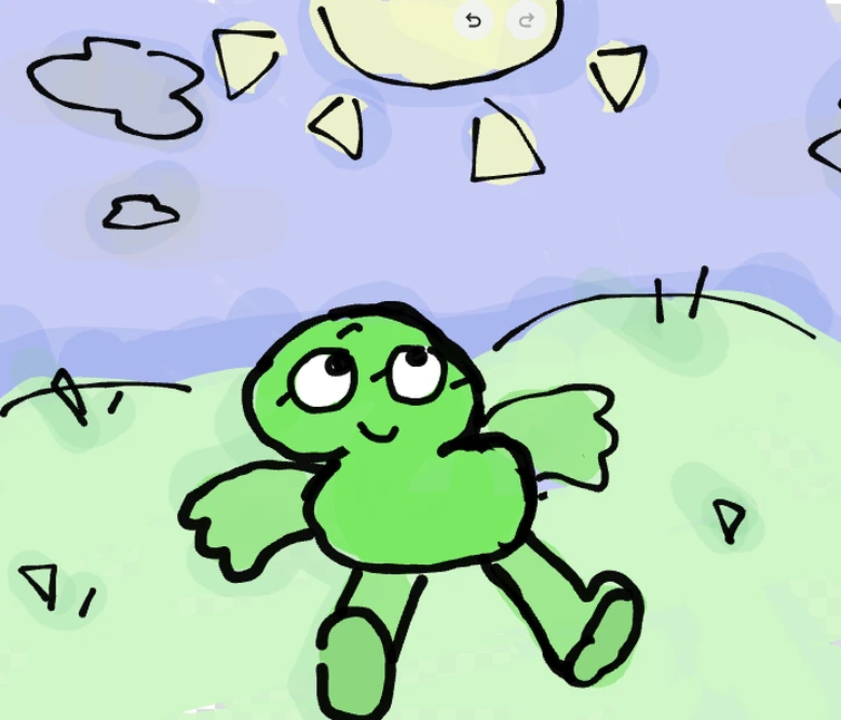 little green guy art 😋 | Fandom