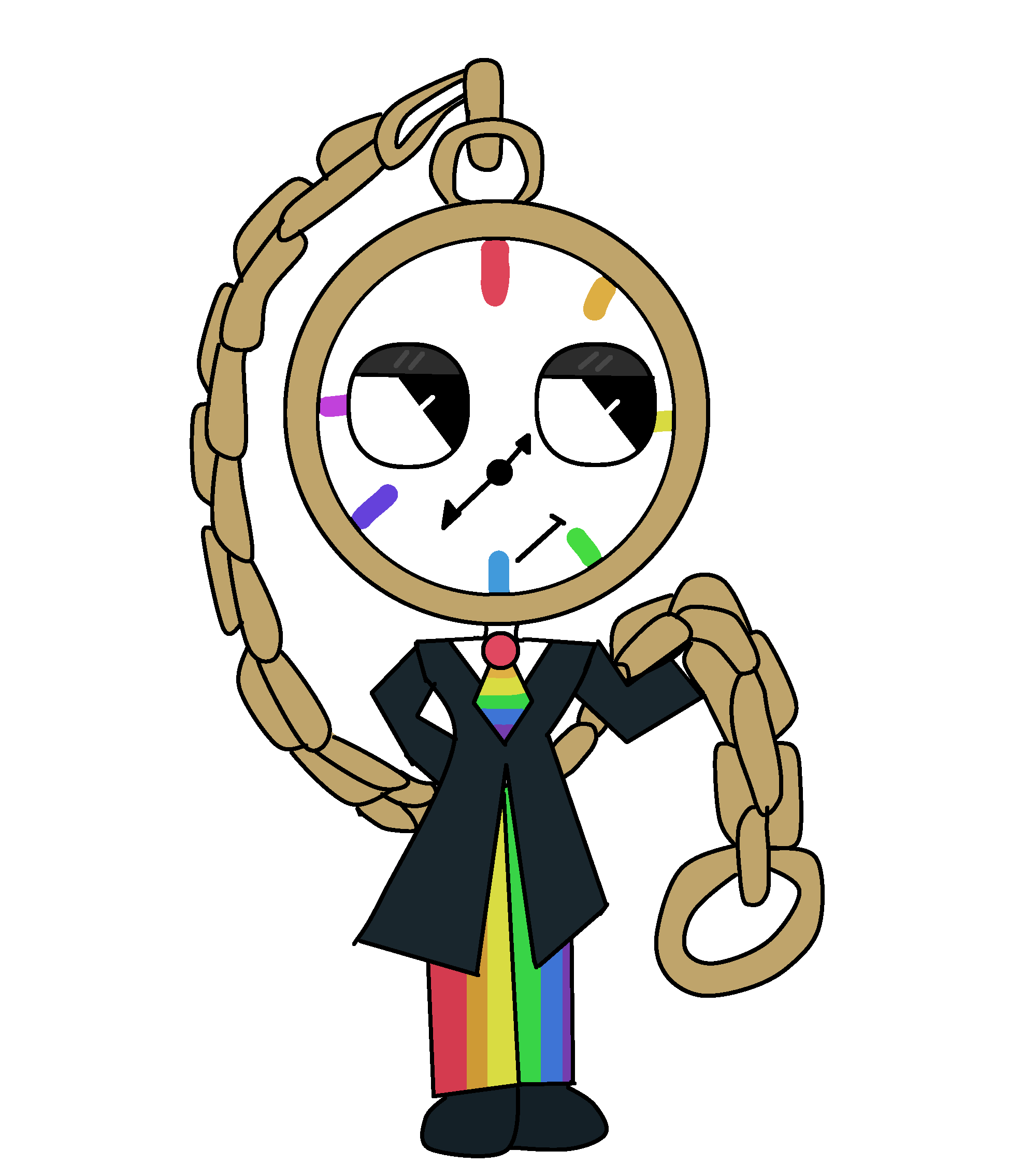 dandy my poor baby and stinky clock man | Fandom