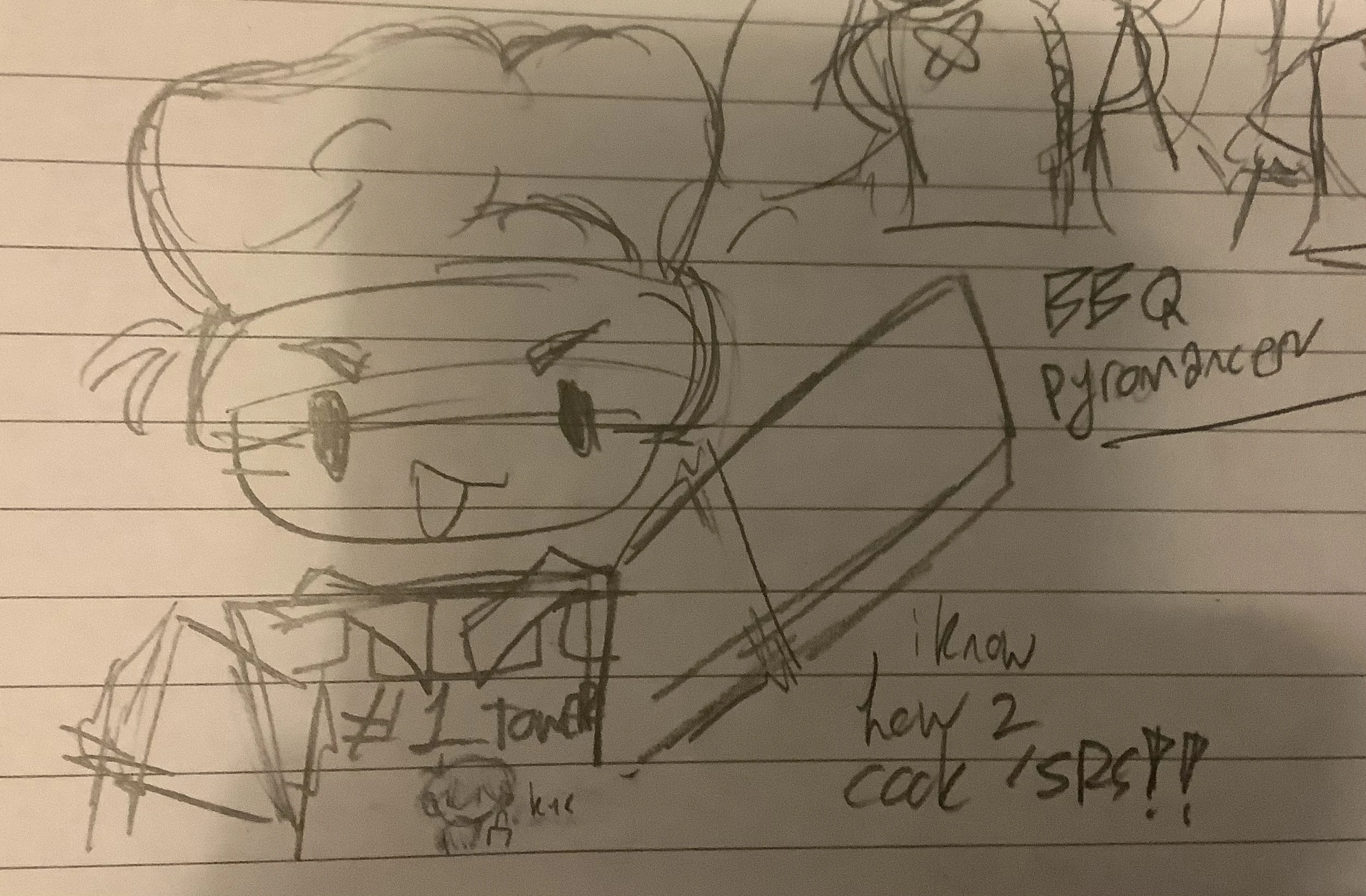 Quick sketch of BBQ Pyromancer before I sleep．👍 | Fandom