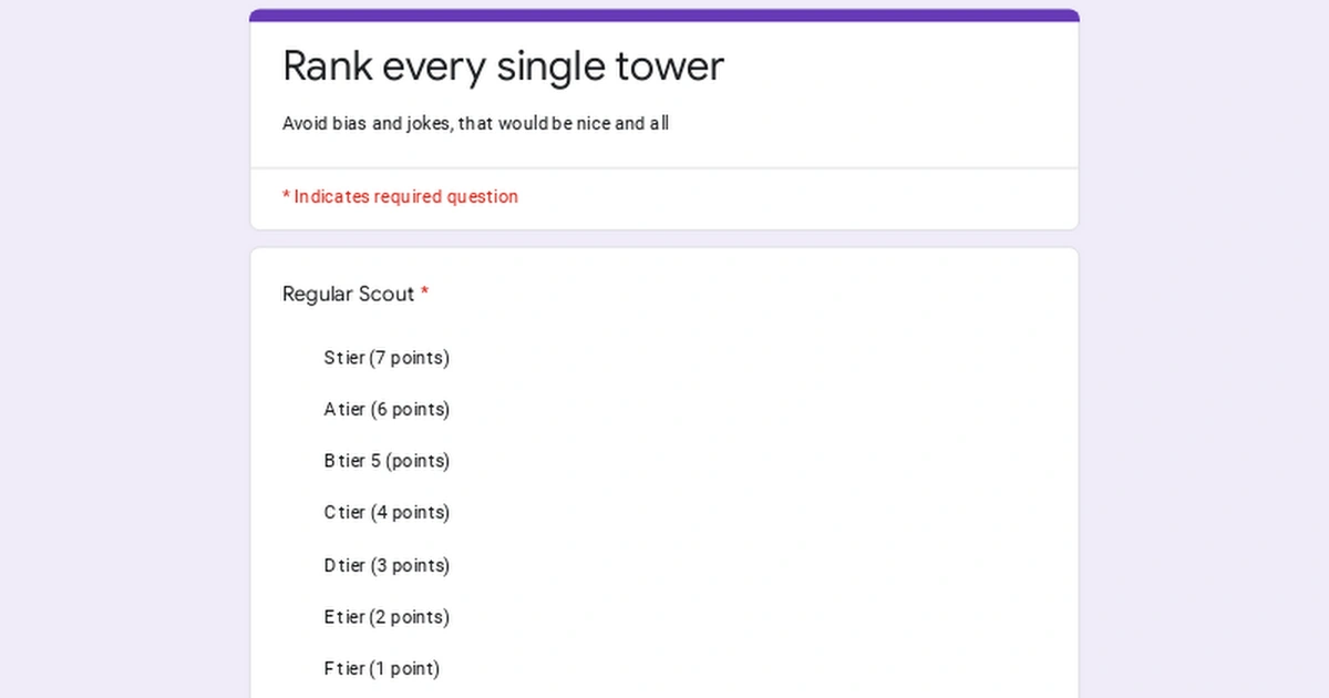 Rank every single tower | Fandom
