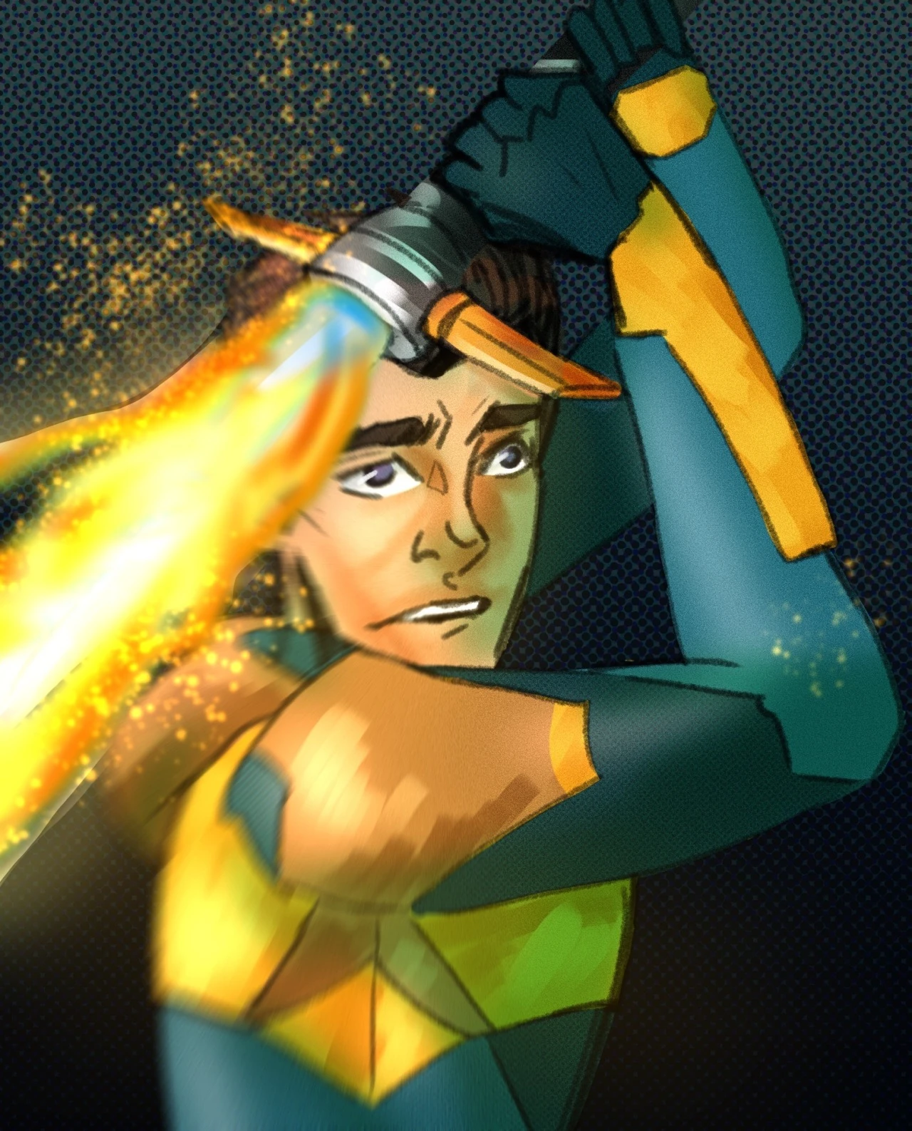 Marvel’s Spider-Man Fan Art Friday: My favorite character: FLAME SWORD ...