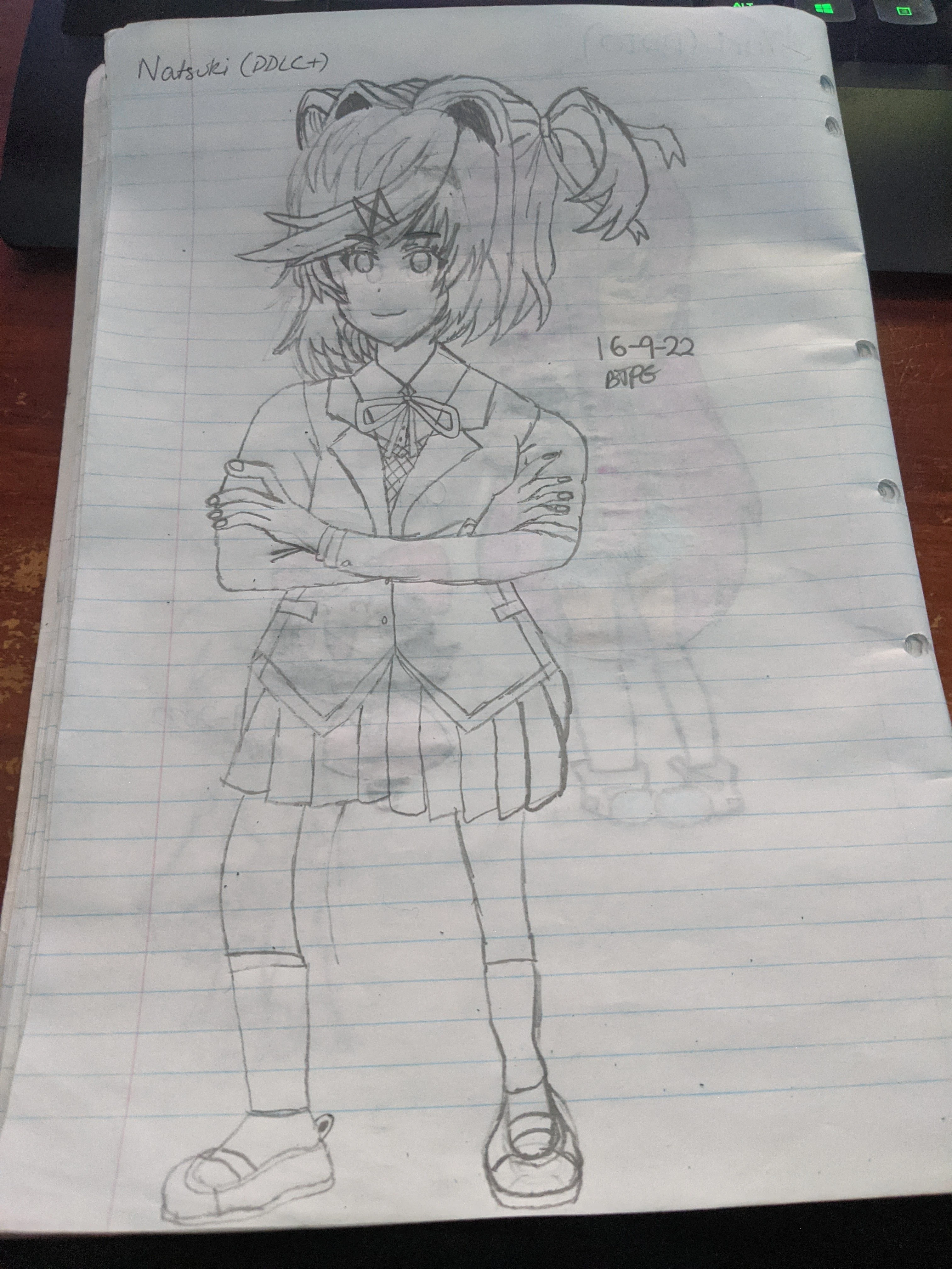 Natsuki drawing | Fandom