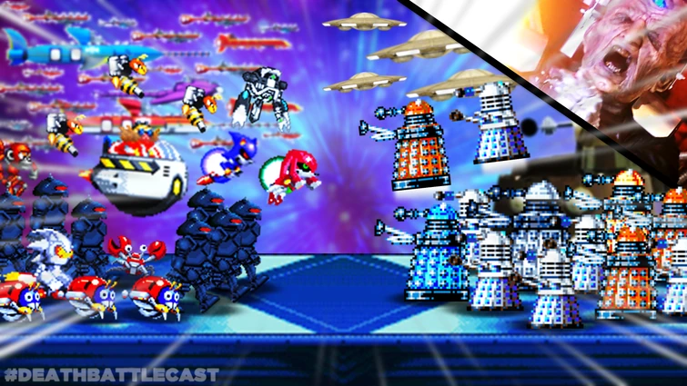 Dr. Julian "Eggman" Robotnik VS Davros (Archie Sonic VS Doctor Who ...