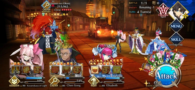 With 3 buster crit and 40ish layers of buff, and you tell me that didn ...