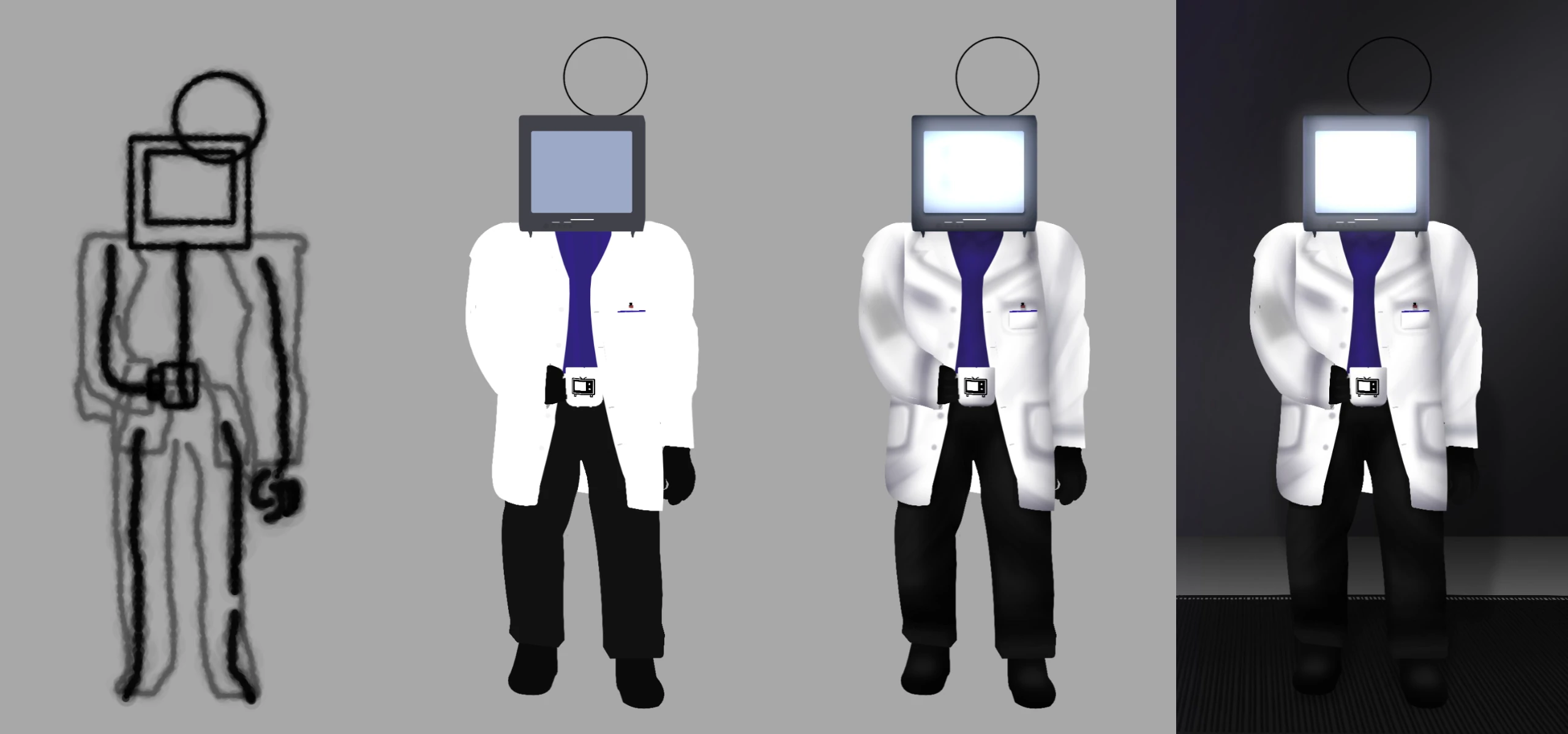 scientist tv man art timelapse | Fandom