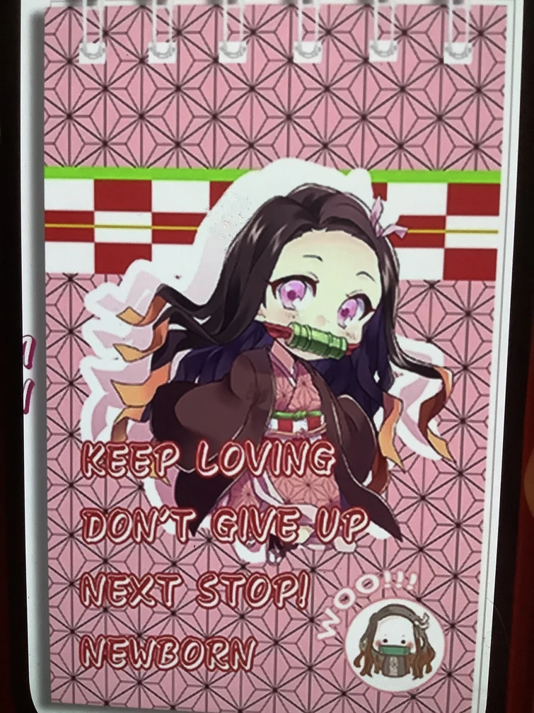 Nezuko in a notebook cover | Fandom