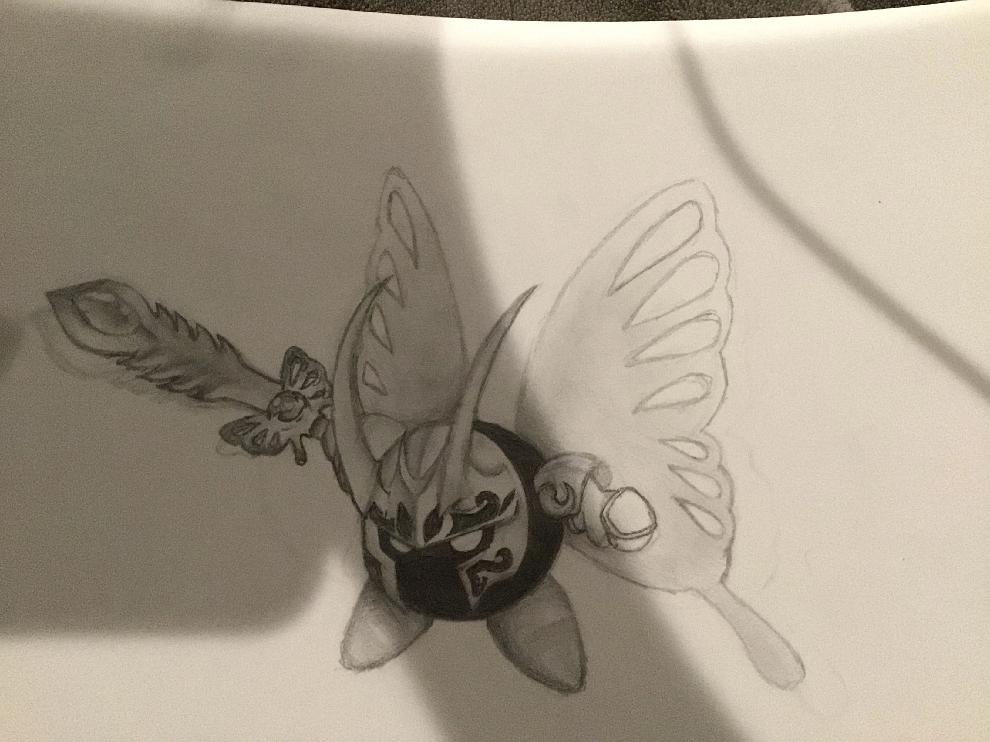 okie i drew morpho night for my school thing i still have to do like ...