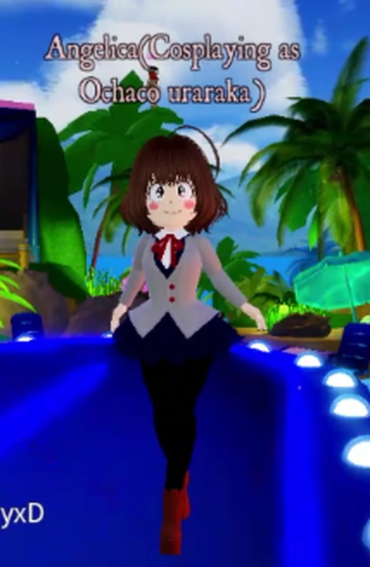 In royal high i got bored and made a ochaco cosplay using the uniform ...