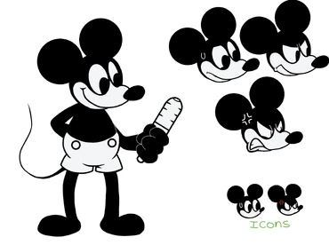 So we got psycho Mickey, should there be art for alternate versions ...