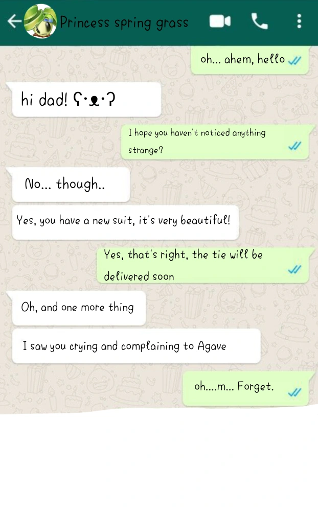 headcanon on the chat of Hatter shroom with princess spring grass ...