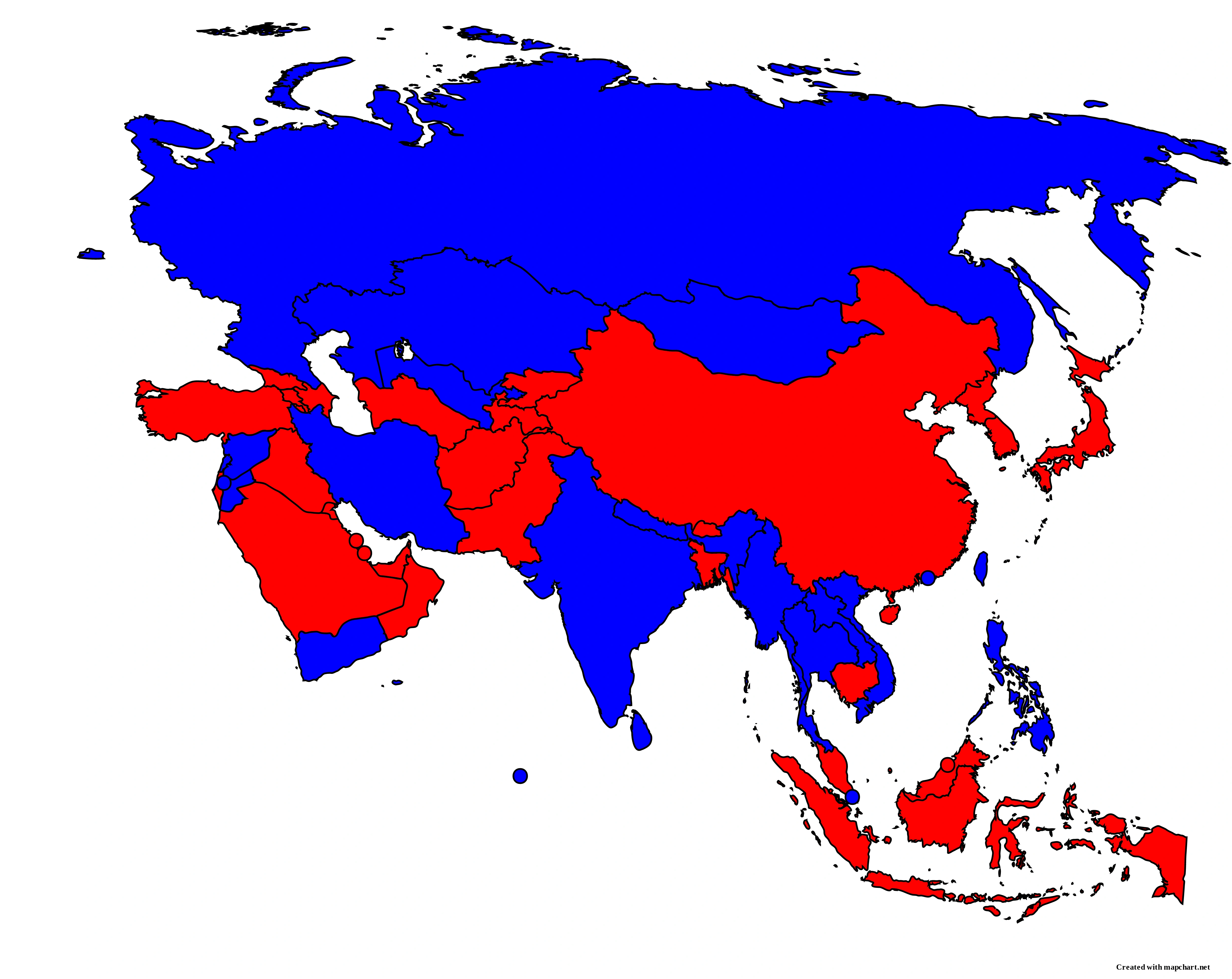 Mapchart Randomly puts Asia in a war | Fandom