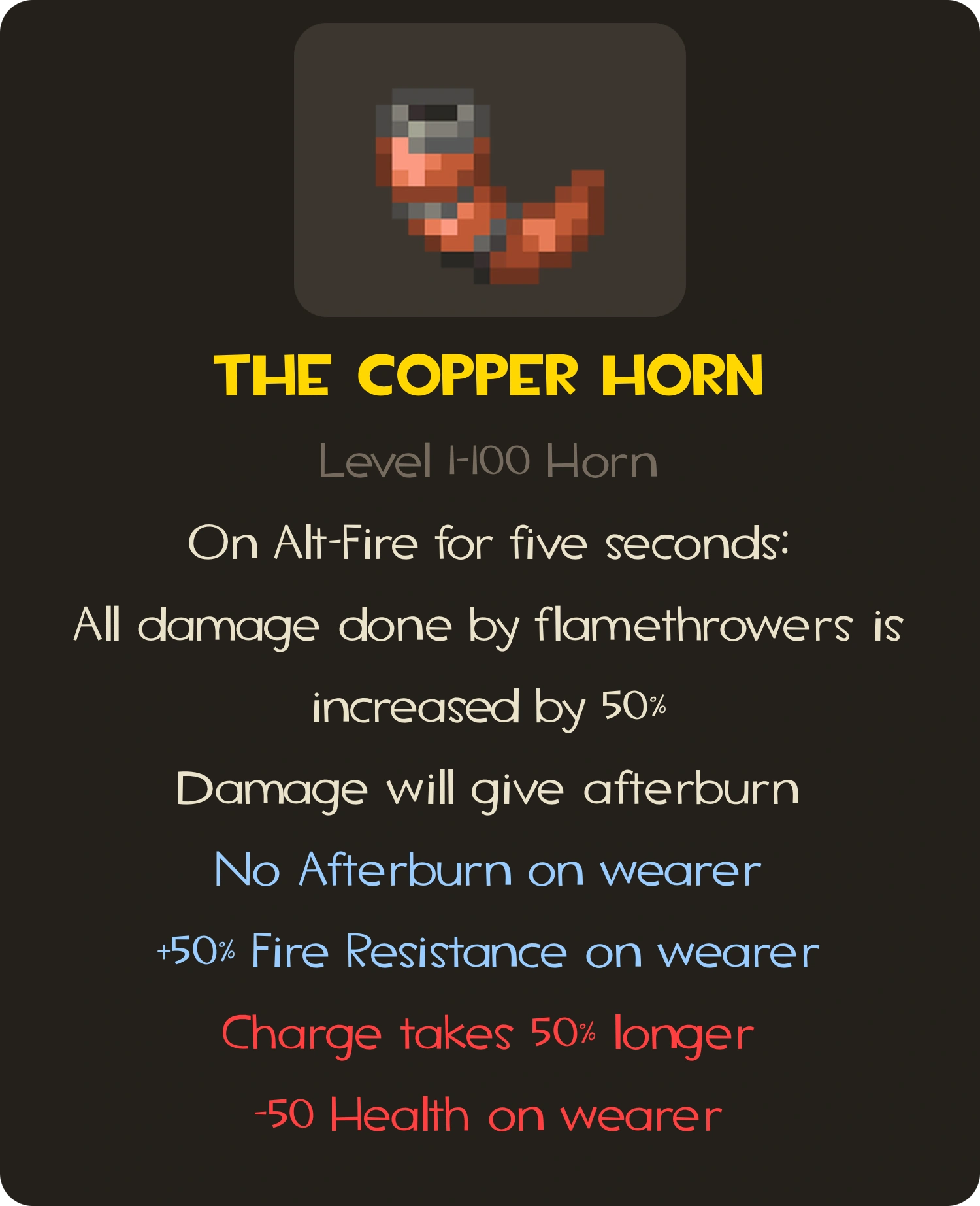 The Copper Horn - Trooper Secondary | Fandom