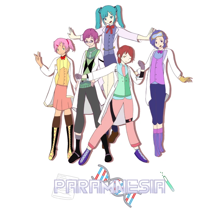 Finally done with Paramnesia, my Magical Melody unit! Uploading the page later...I need to sleep ...