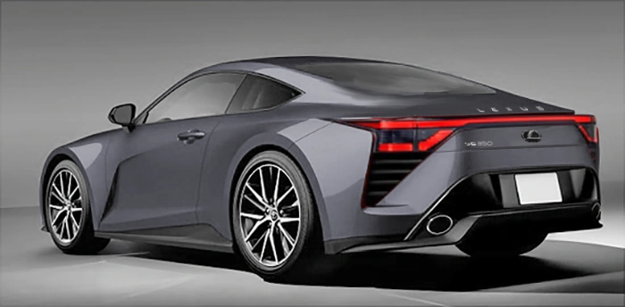 rear view of my lexus rc successor render | Fandom