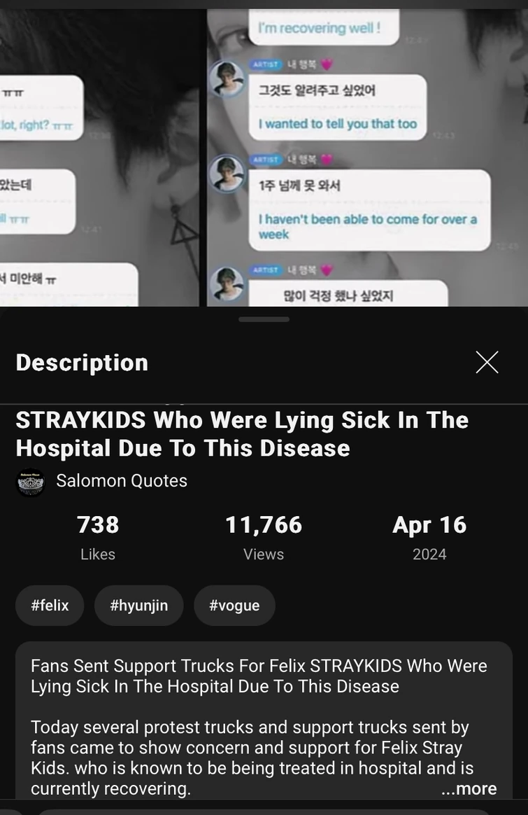 Stays, how come I didn’t know about Felix’s condition?! I’m really ...