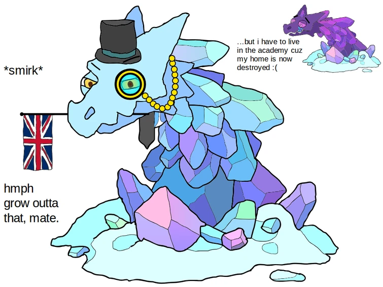 ice wyrm feeling fancy about his new position as the Winterfest boss ...