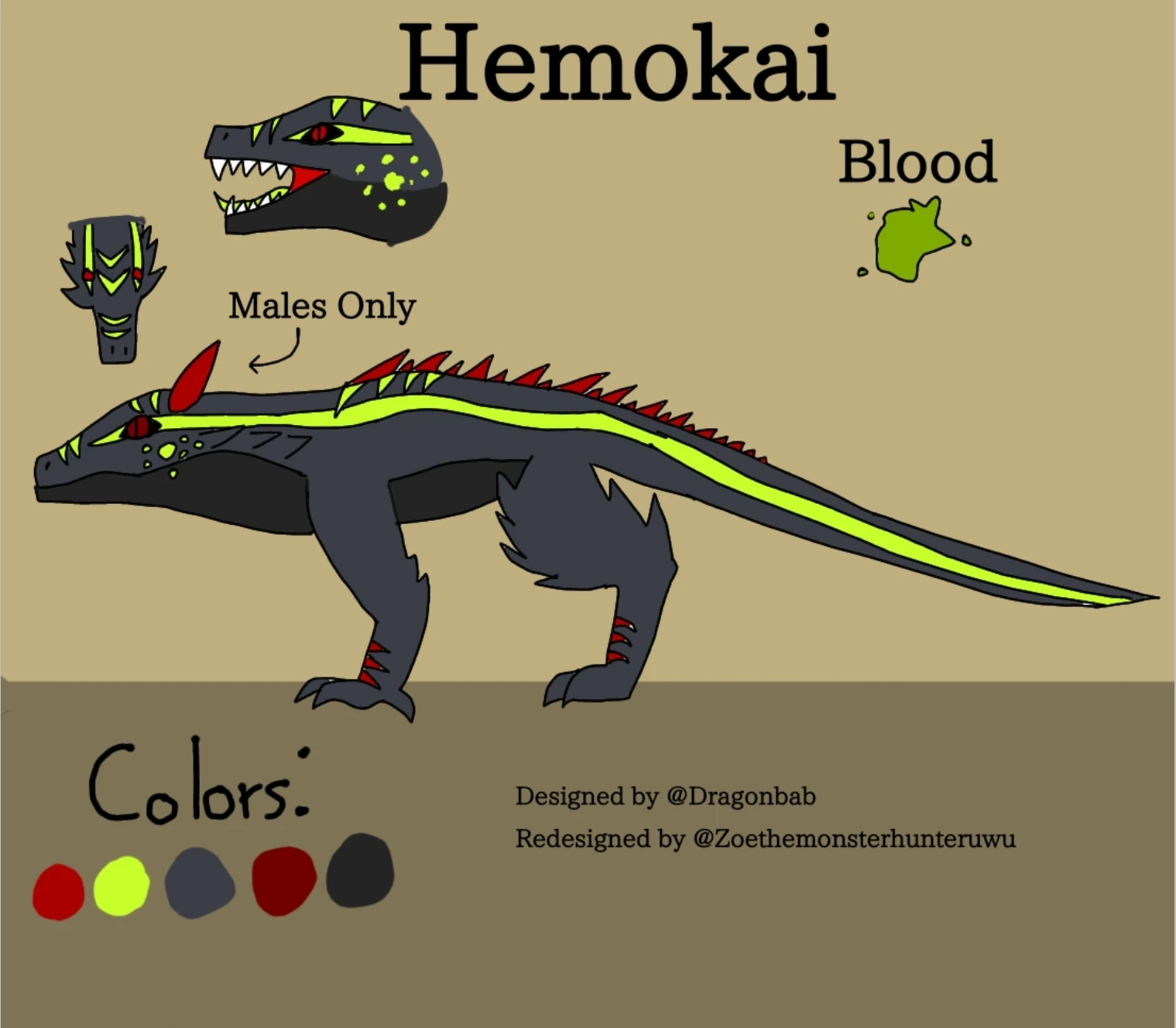 Hemokai Redesign I did for fun | Fandom