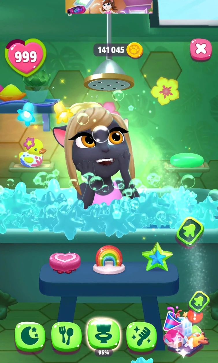 My talking angela 2 little oops while bathing XD | Fandom