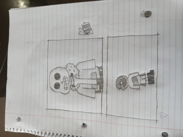 I drawed sans undrtele and my undertale oc!? | Fandom
