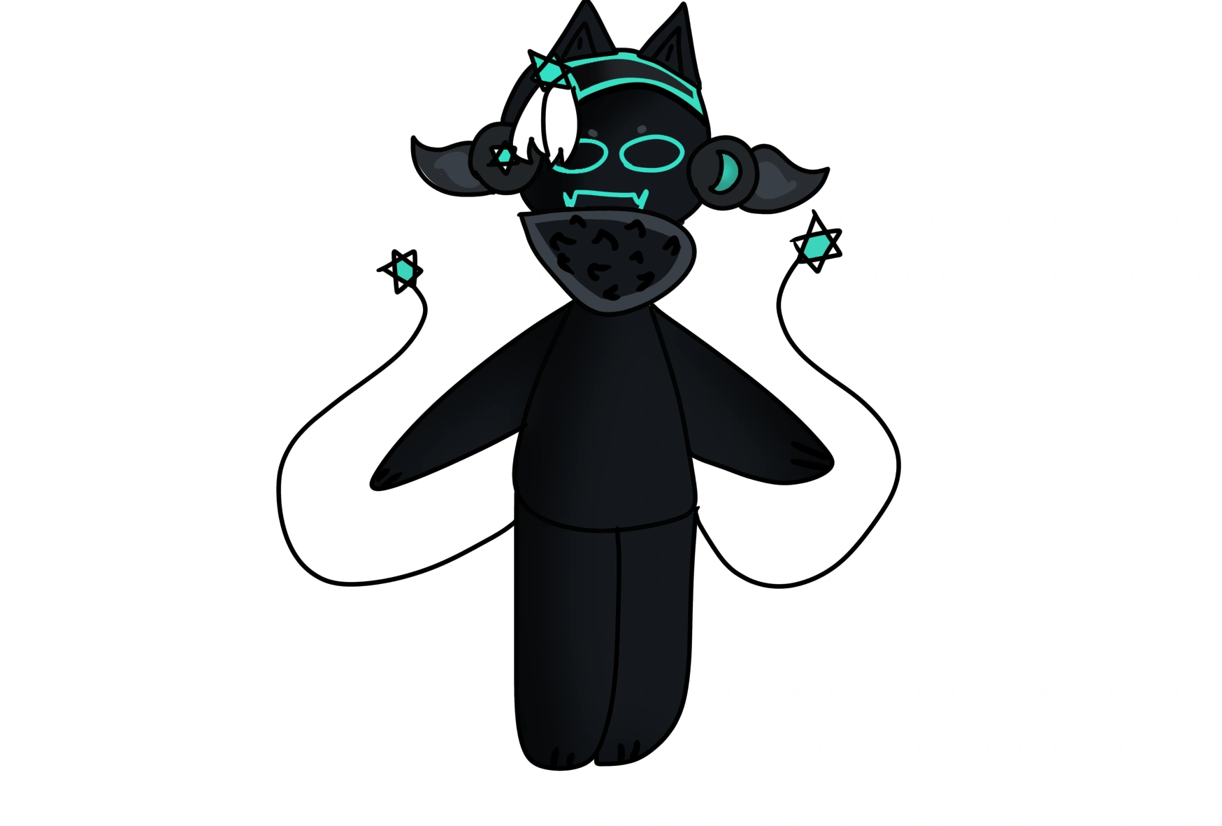 Omg finished space Protogen fanart?! | Fandom