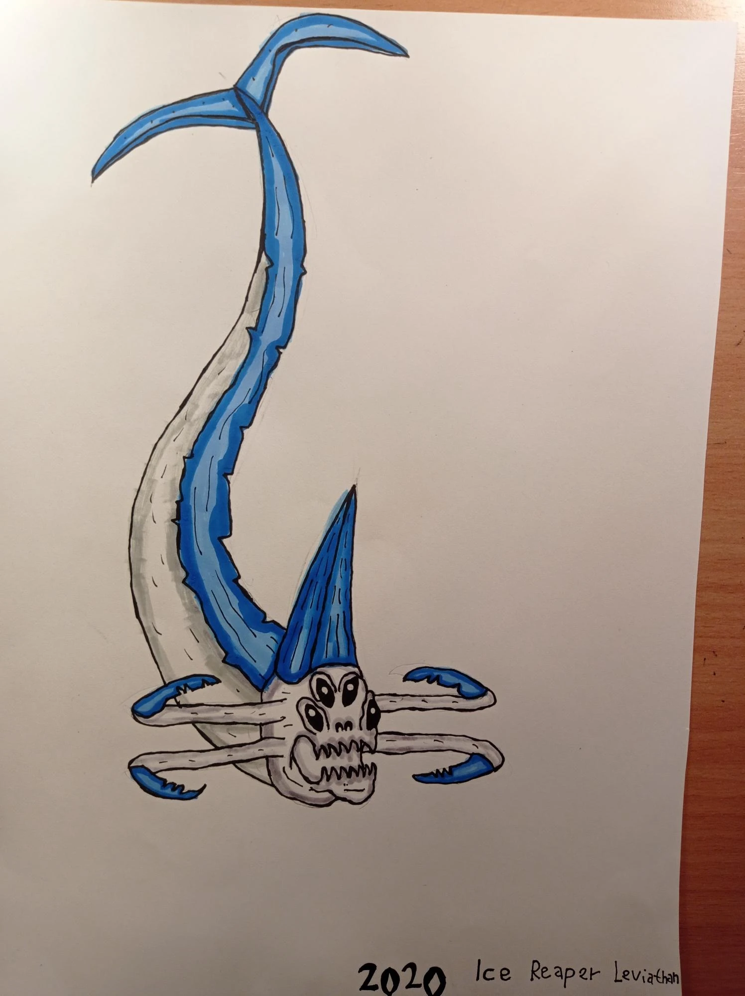 I have designed a new creature. I call it Ice Reaper Leviathan. | Fandom