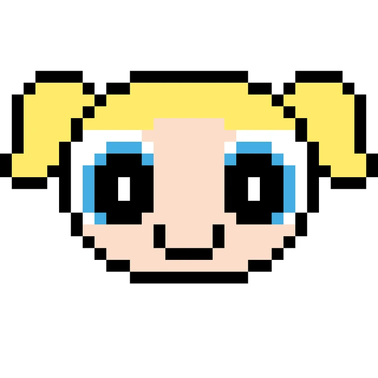 My pixel drawing of Bubbles | Fandom