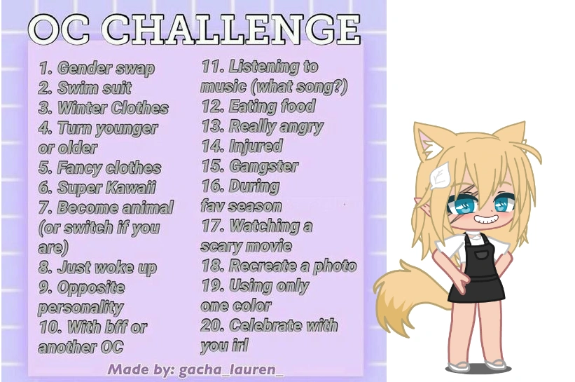 oc challenge day 2! | Fandom