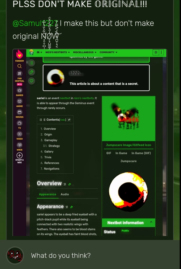 Discuss Everything About Nico's Nextbots Wiki | Fandom