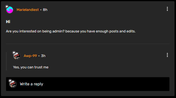 Someone asked me this | Fandom