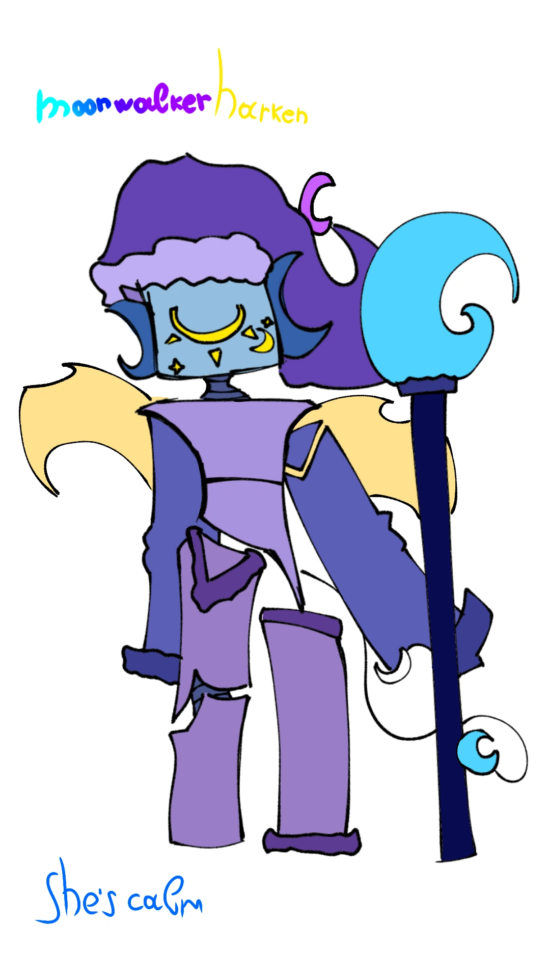 Moonwalker harken skin concept (calm + lore) | Fandom