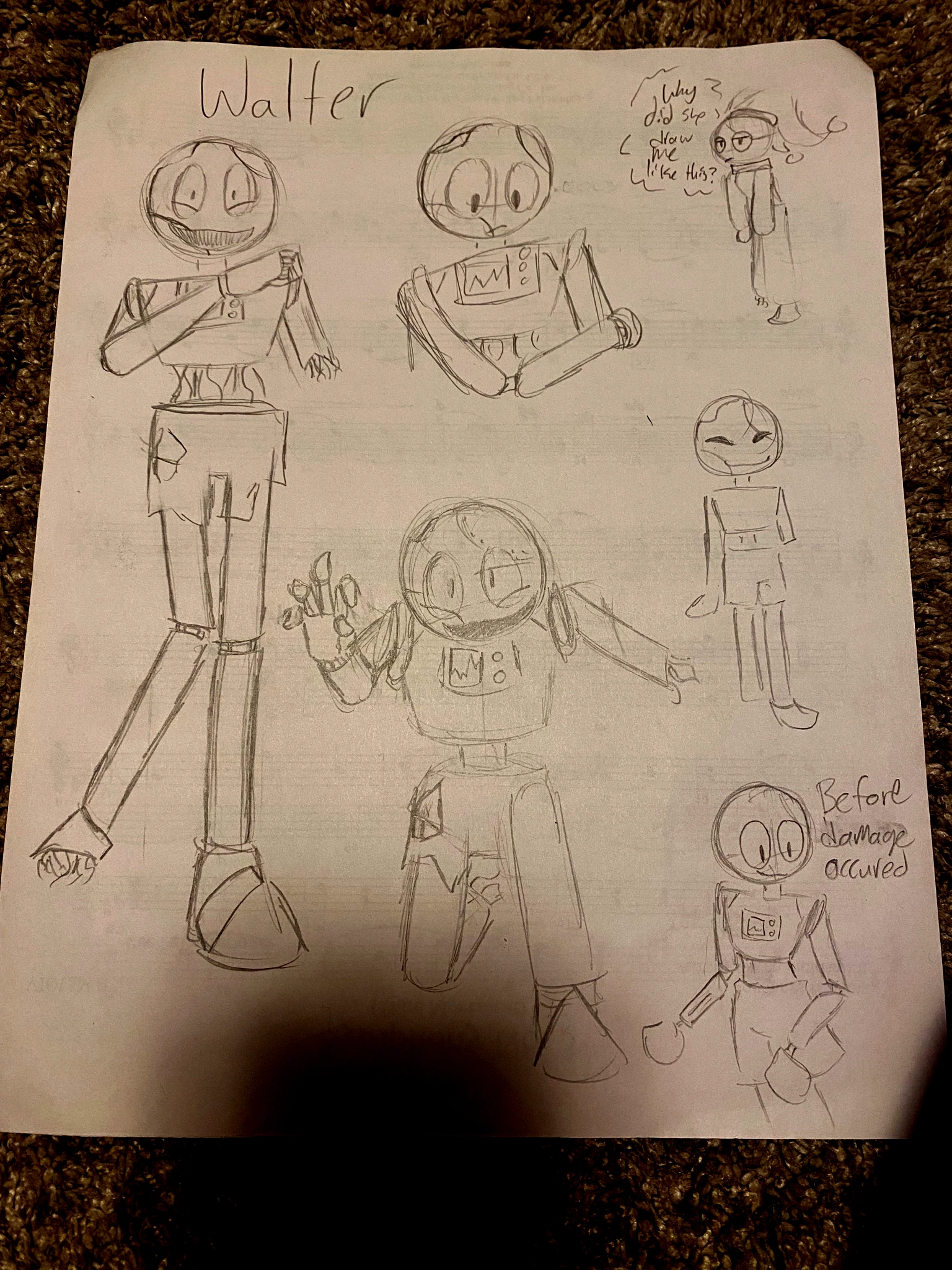 Redraw of Walter | Fandom