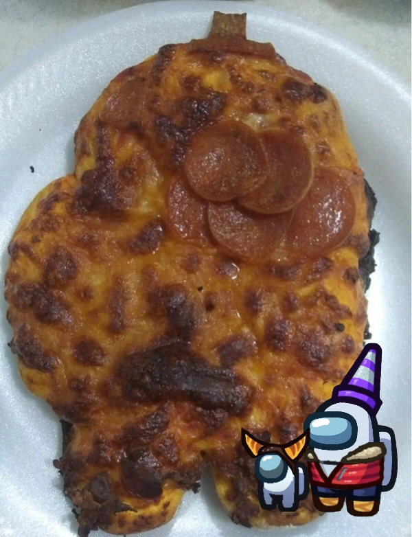Making a pizza that shape like among us | Fandom