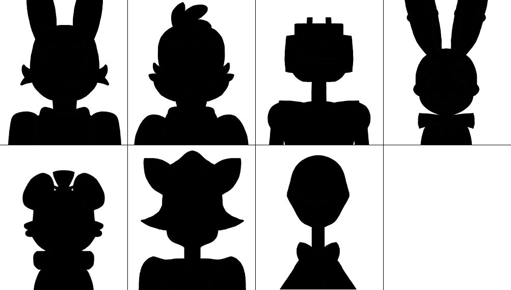 Animatronics' portraits. (Almost completed) | Fandom