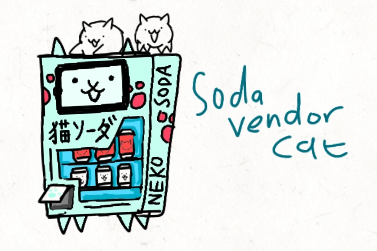 I made this soda vendor cat | Fandom
