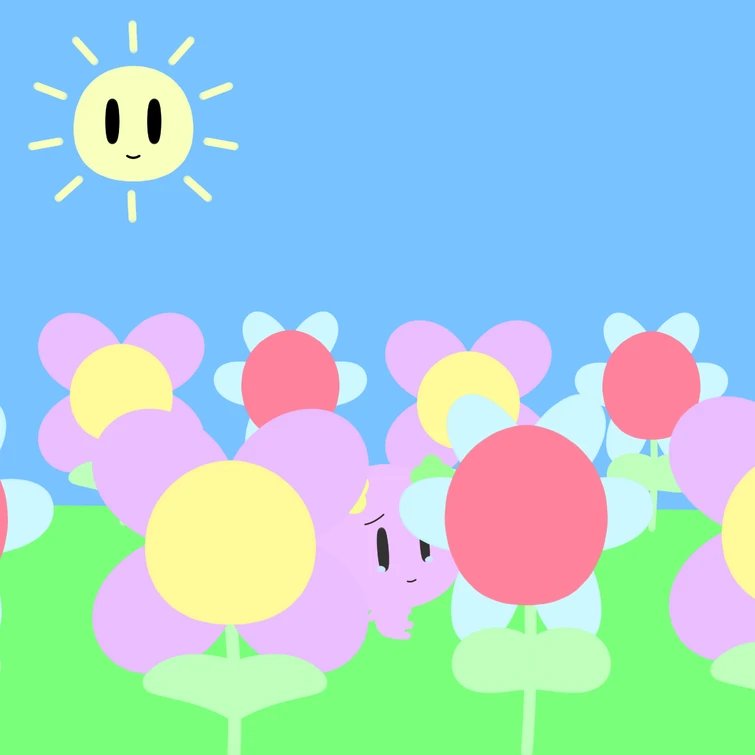Violetchi in a flower field | Fandom