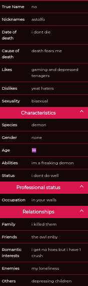 i added a character box | Fandom