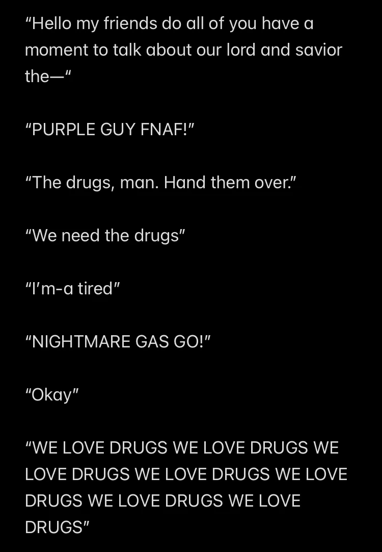 Tag yourself I’m “NIGHTMARE GAS GO!” | Fandom