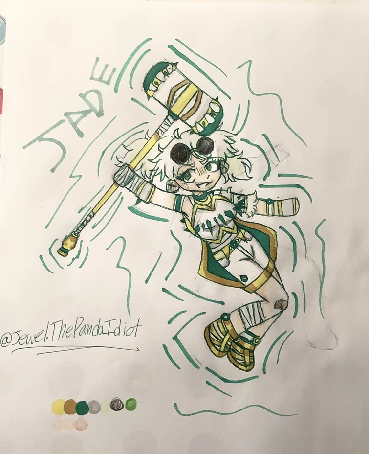 Drawing Jade Then -> Now | Fandom