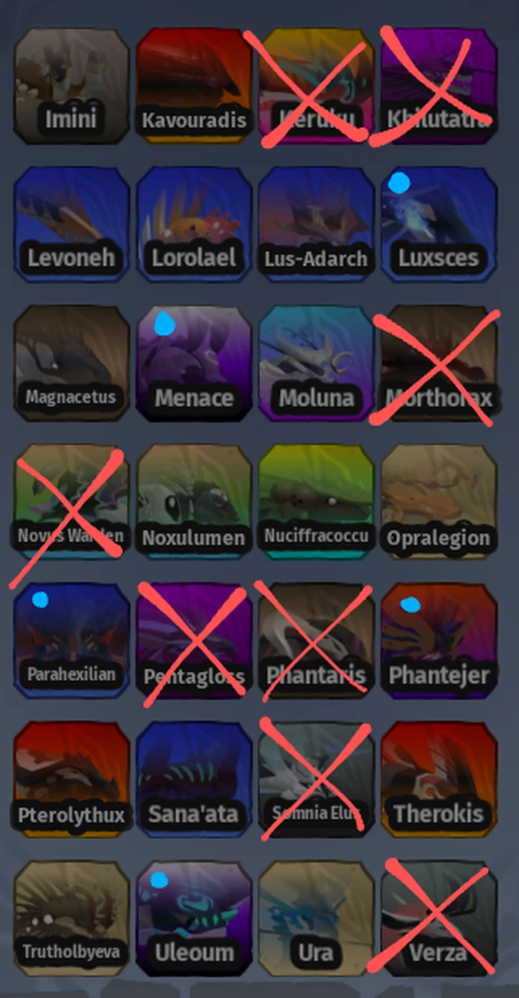 LF species I'm missing | Fandom